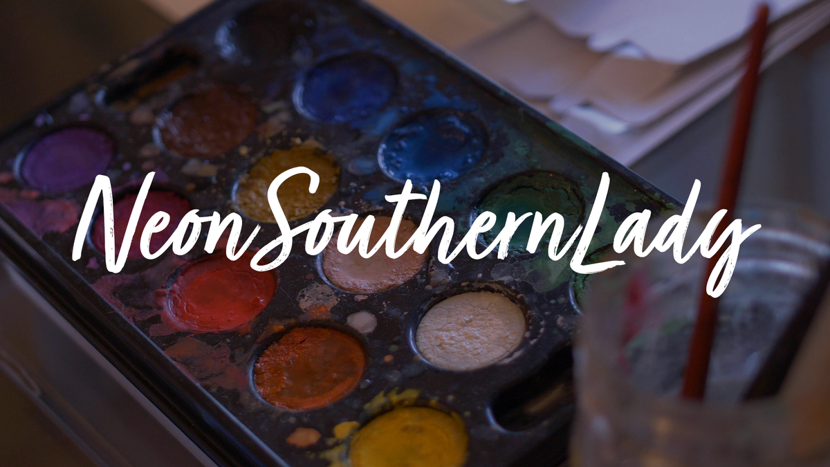 Neon Southern Lady